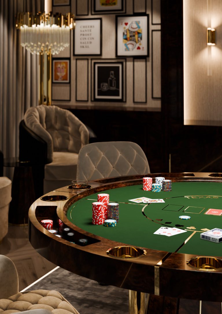 LUXURY POKER TABLES: LEVEL UP YOUR ENTERTAINMENT ROOM GAME