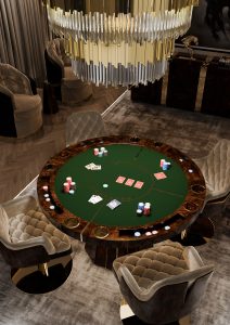 LUXURY POKER TABLES: LEVEL UP YOUR ENTERTAINMENT ROOM GAME